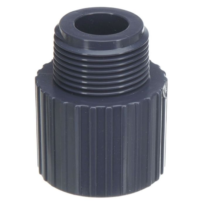 1-1/4 in. Schedule 80 PVC Male Adapter, Sch-80 Pipe Fitting (Socket x MPT)