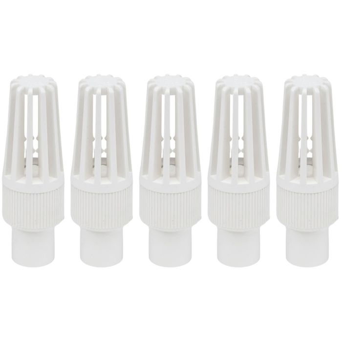 5-Pack 1/2 in. Schedule 40 PVC Foot Valves Pipe Fittings