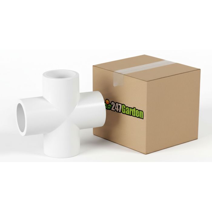 247Garden 96-Pack 1" PVC Cross 4-Way Fittings SCH 40 NSF | Free USA ...