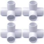 247Garden 4-Way PVC Elbow 1" ASTM SCH40 Fitting