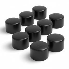 10-Pk 1-1/4 in. SCH-80 PVC End Caps Slip/Socket High Pressure Fittings ...