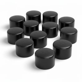 12-Pk 1-1/4 in. SCH-80 PVC End Caps Slip/Socket High Pressure Fittings ...