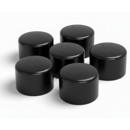 6-Pk 1-1/4 in. SCH-80 PVC End Caps Slip/Socket High Pressure Fittings ...