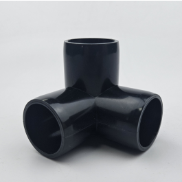 Black 1/2" 3-Way PVC Elbow Fitting - ASTM SCH40 | Furniture-Grade PVC ...