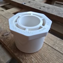 1-1/2 x 3/4 in. Schedule 40 PVC Reducing Ring/Reducer Bushing Sch-40 ...