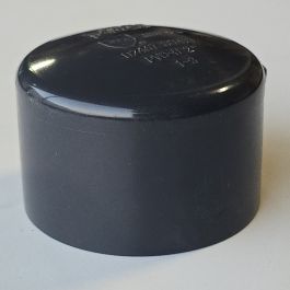 2 in. SCH-80 PVC Cap Slip Socket | High Pressure End Plug Fitting | NSF ...