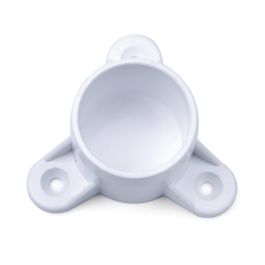 1" PVC Table Screw Cap - ASTM SCH40 Furniture-Grade Fitting