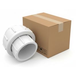 16PC/Box 2-1/2" PVC Union Fittings w/ EPDM O-Ring | Schedule 40 Slip x ...