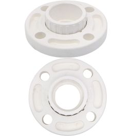 2-Pack 2" Schedule-80 PVC Van Stone Flanges Socket Connection Set of 2 ...