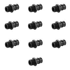 10-Pk 3/4" PEX-A x 1/2" NPT Male Adapters PPSU Plastic Cold Expansion ...