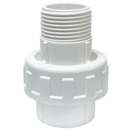 3/4 in. Sch-40 PVC Male Unions w/ O-Ring Slip/Socket Pipe Fittings ASTM ...
