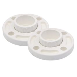 2-Pack 3" SCH-80 PVC Van Stone Flanges 2-Piece Combo Socket Connection ...