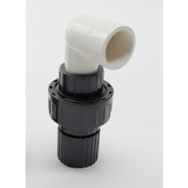 SCH80 3/4 in. PVC Chiller Fitting Kit w/ SCH80 Union Threaded x Socket ...