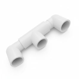 1-1/2" PVC SCH-40 2-Port Adjustable Tee Manifold Kit | 247Garden | NSF ...