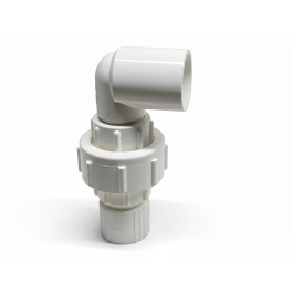 1/2 in. PVC SCH-40 Chiller Fitting Kit w/ SCH40 FNPT Union + Male ...