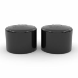 2-Pk 1-1/4 in. SCH-80 PVC End Caps Slip/Socket High Pressure Fittings ...