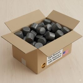 230PC/BOX 1 in. SCH-80 High Pressure PVC Pipe End Caps Slip/Socket ...