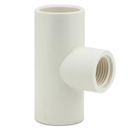 247Garden ERA 3/4"x1/2" SCH40 PVC Reducing Female Tee NSF-Certified