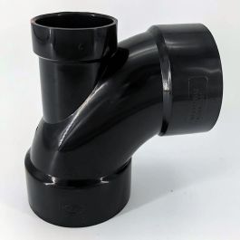 3 X 3 X 2 in. ABS 1/4 Bend w/ Low Heel Inlet DWV Pipe Fitting NSF ASTM ...