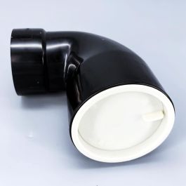 3 X 4 in. ABS Closet Bend Reducing w/ Test Cap DWV Pipe Fitting NSF ...