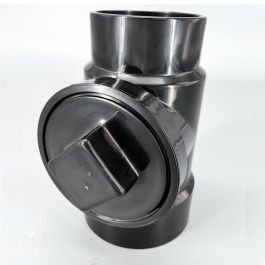 4 in. ABS Cleanout Tee w/ Plug DWV Pipe Fitting NSF ASTM D2661