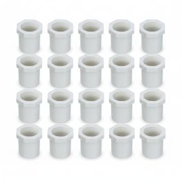 20-PK 3/4" Spigot x 1/2" Slip PVC Schedule-40 Busher Reducing Ring NSF ...