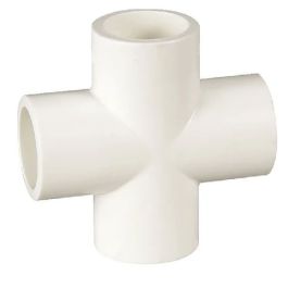 247Garden SCH40 PVC 2" 4-Way Cross NSF Pipe Fitting