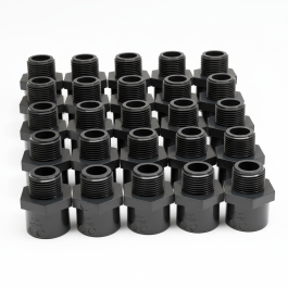 20-Pack 3/4 in. Schedule 80 PVC Male Hex Adapters Pipe Fittings (Socket ...