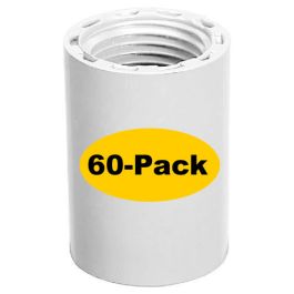 60-Pack 1/2 in. Schedule 40 PVC Female Adapters NSF Pipe Fittings (FPT ...
