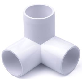 247Garden 2 in. PVC 3-Way PVC Elbow Fitting - ASTM SCH40 Furniture ...