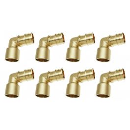 8-PK 1 in. PEX-A Expansion x Female Copper Sweat Elbows ASTM F1960 NSF ...