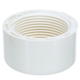 3 in. Schedule 40 PVC Female-Threaded NPT End Cap Pipe Fitting Pro ...