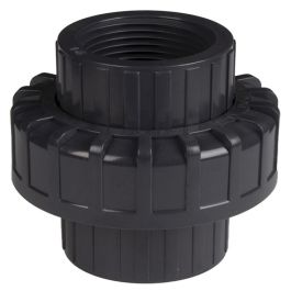 2" Schedule 80 PVC Union Threaded Fitting, FPT x FPT, ASTM D2467