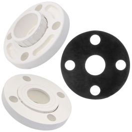 247Garden 2-1/2 in. PVC SCH-80 Van Stone Flanges Set + EPDM Gasket ...
