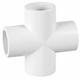 247Garden SCH40 PVC 1" 4-Way Cross NSF Pipe Fitting for Home and ...