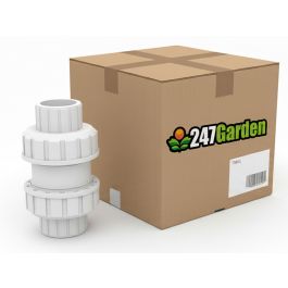 15PC/BOX 2 in. SCH-40 PVC True Union Ball Check Valves Socket-Type ASTM ...